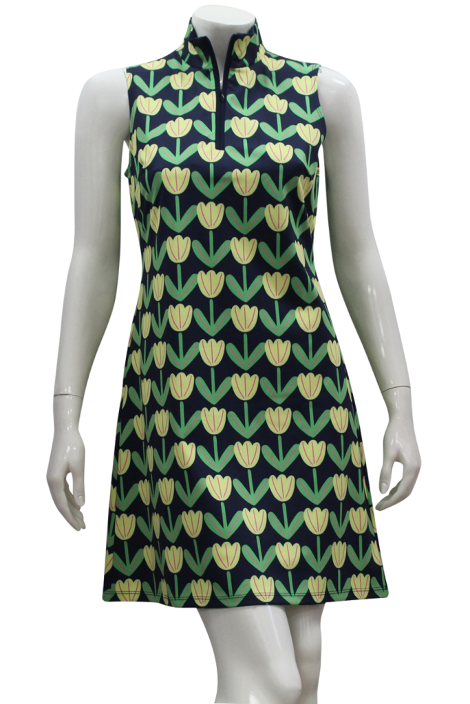 Delray Dress in Bella Navy – Melly M